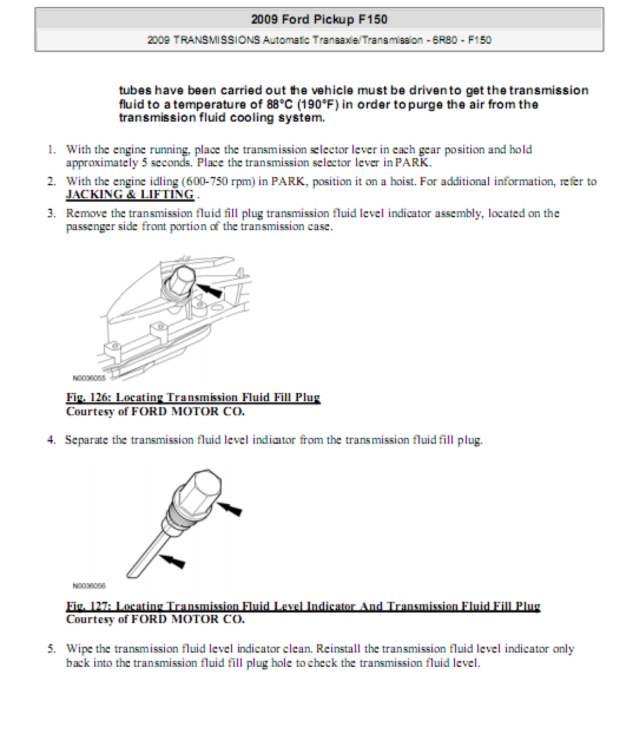 How To Check Transmission Fluid 2016 F150 - Fordmasterx