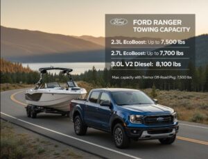 Ford Ranger Towing Capacity Chart (2024-2025 & More)