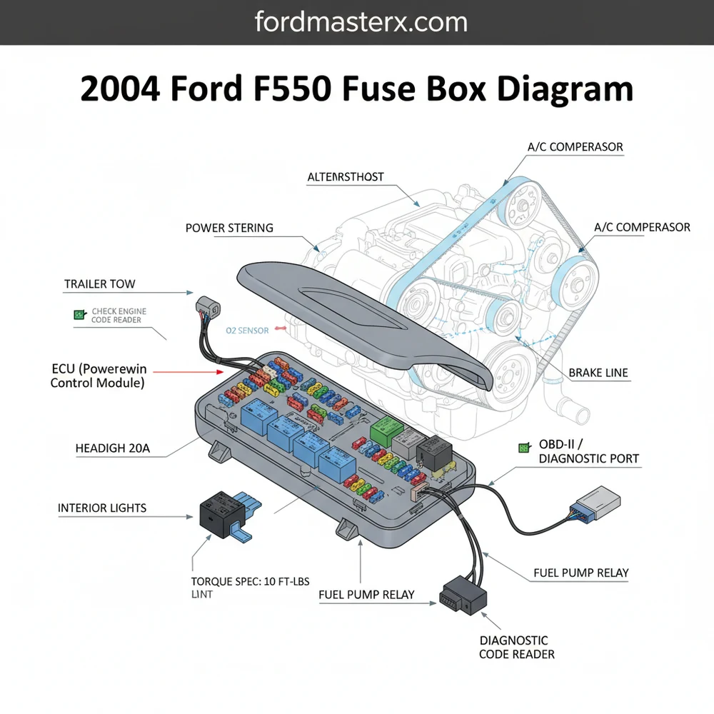 Ford F250 Fuse Box Diagram: Diagnosis & Fix Guide - Fordmasterx