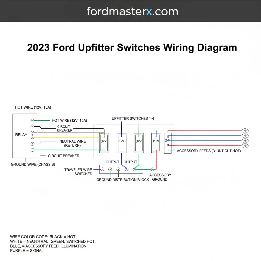 Ford Upfitter Switches Wiring Diagram: Easy Setup Guide - Fordmasterx