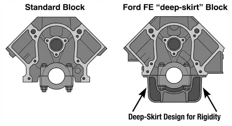 Ford FE Bore And Stroke Chart: Complete Specs Engines