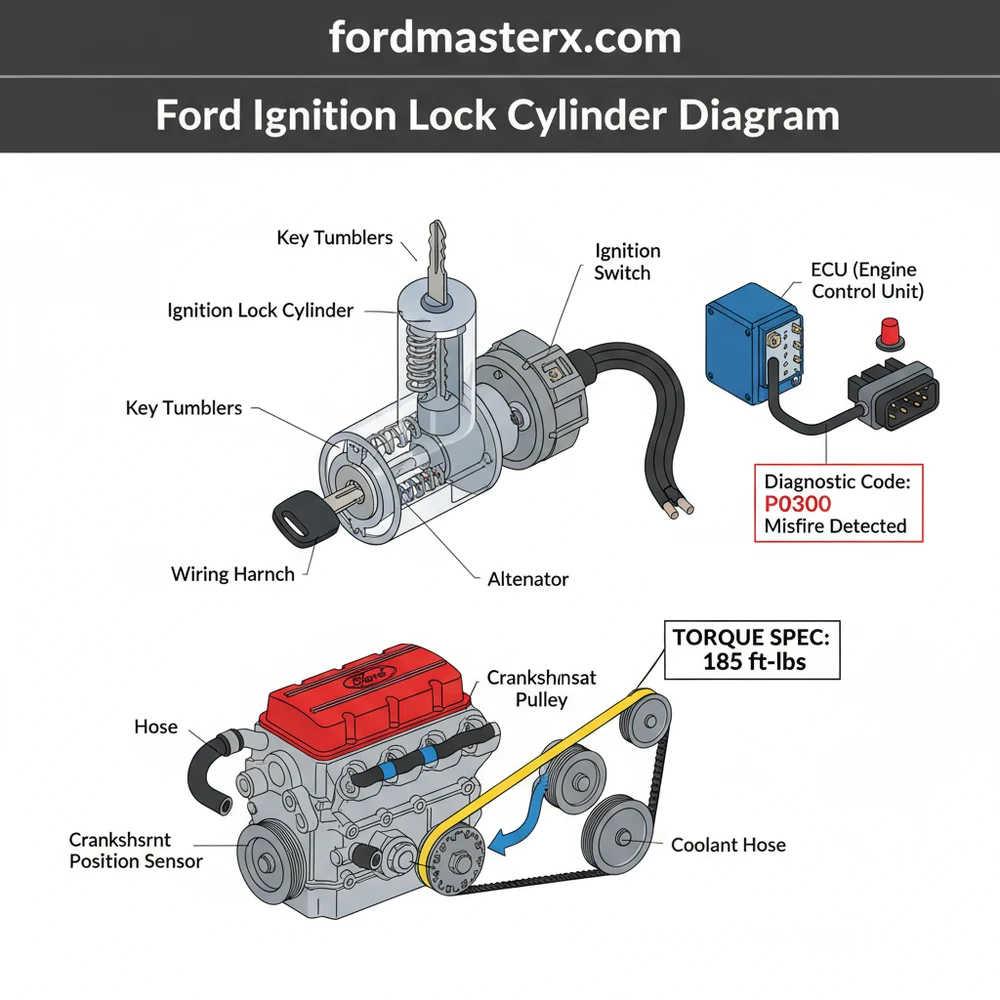 Ford Ignition Lock Cylinder Diagram: Identification Guide - Fordmasterx